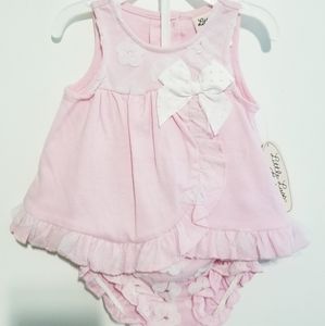 Little Lass | Matching Sets | Nwt Little Lass Baby Girls Outfit Pink ...